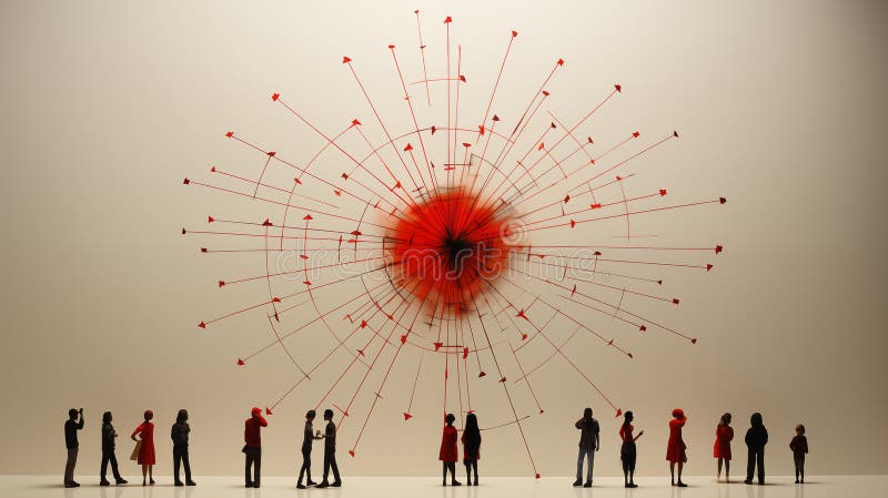 HR Insight: Navigating Excellence with Stick Figures Stock Image ...