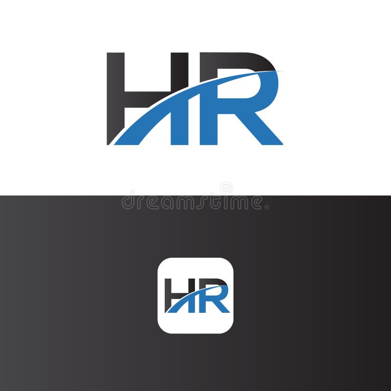 Letter Hr Logo Stock Illustrations – 1,923 Letter Hr Logo Stock ...