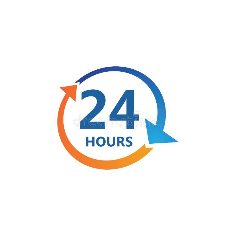 24hr Logo Stock Illustrations – 202 24hr Logo Stock Illustrations ...