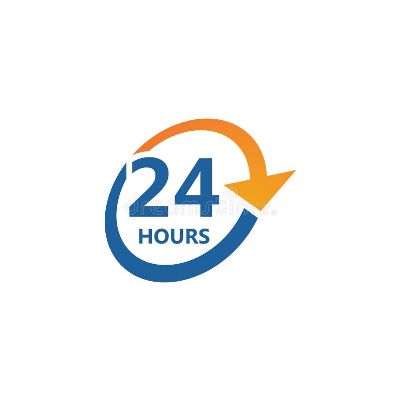 24hr Logo Stock Illustrations – 202 24hr Logo Stock Illustrations ...