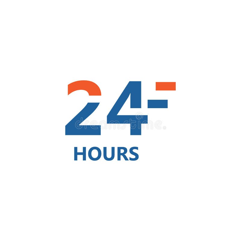 24hr Logo Stock Illustrations – 188 24hr Logo Stock Illustrations ...