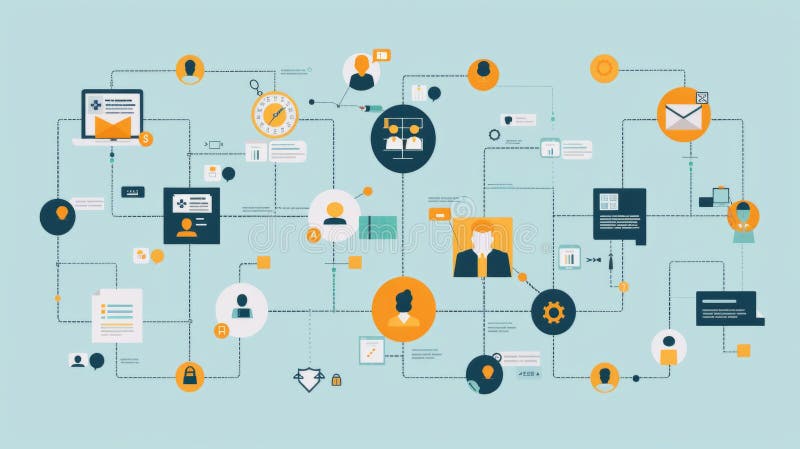 HR Management, Diagram Illustrates HR Processes from Recruitment To ...