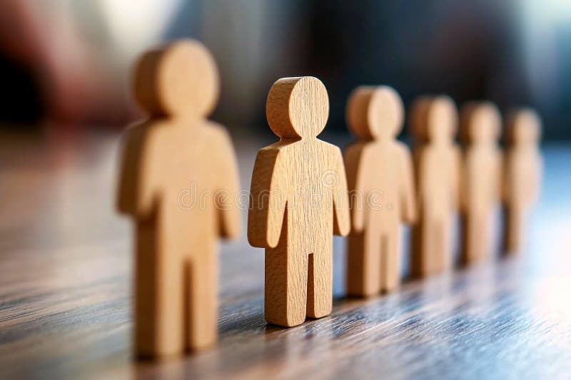 An HR Manager Overseeing a Team, Symbolizing Recruitment and Team ...