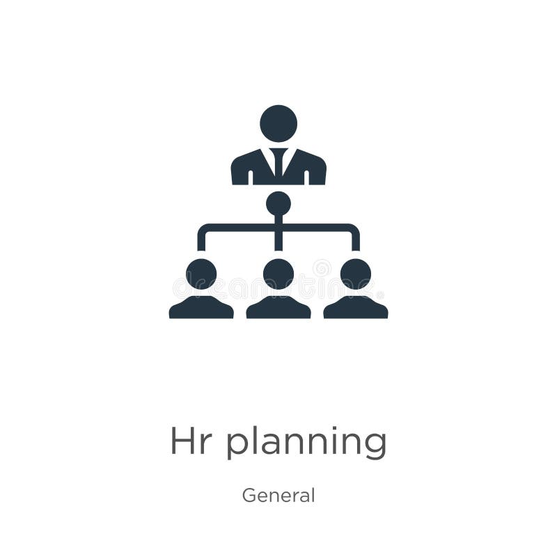 Hr Planning Icon Vector. Trendy Flat Hr Planning Icon from General ...