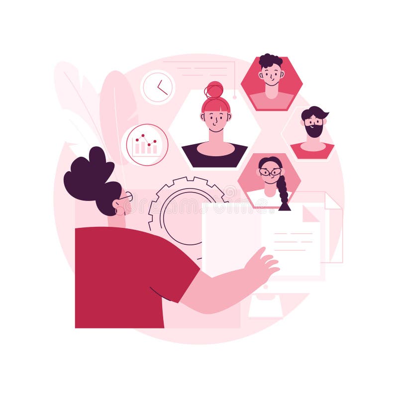 HR Software Abstract Concept Vector Illustration. Stock Vector ...