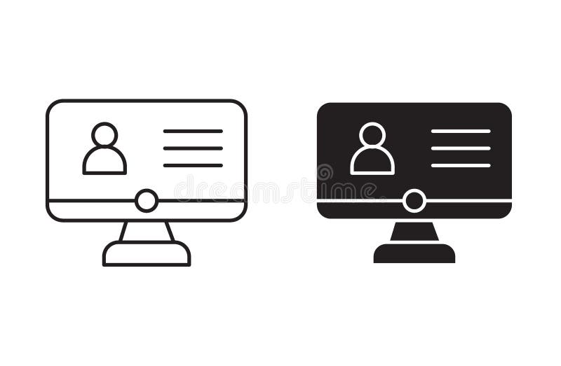Hr Software Vector Icon Mark Set Symbol For Web Application Stock