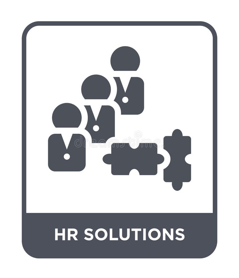 Hr Solutions Icon in Trendy Design Style. Hr Solutions Icon Isolated on ...