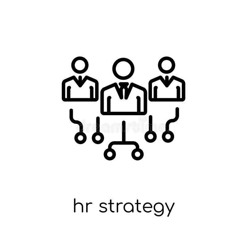 Hr Strategy Icon. Trendy Modern Flat Linear Vector Hr Strategy I Stock ...