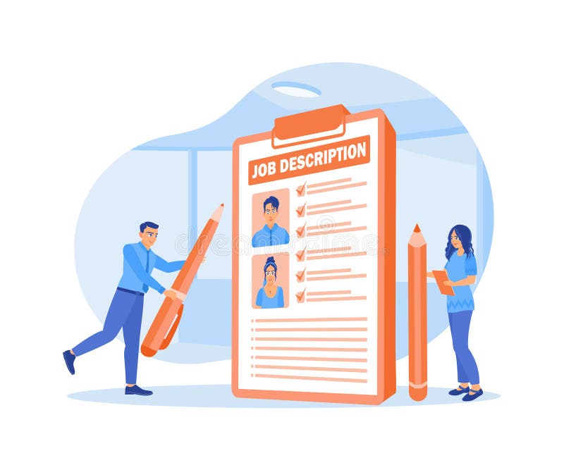 Job Descriptions Stock Illustrations – 167 Job Descriptions Stock ...