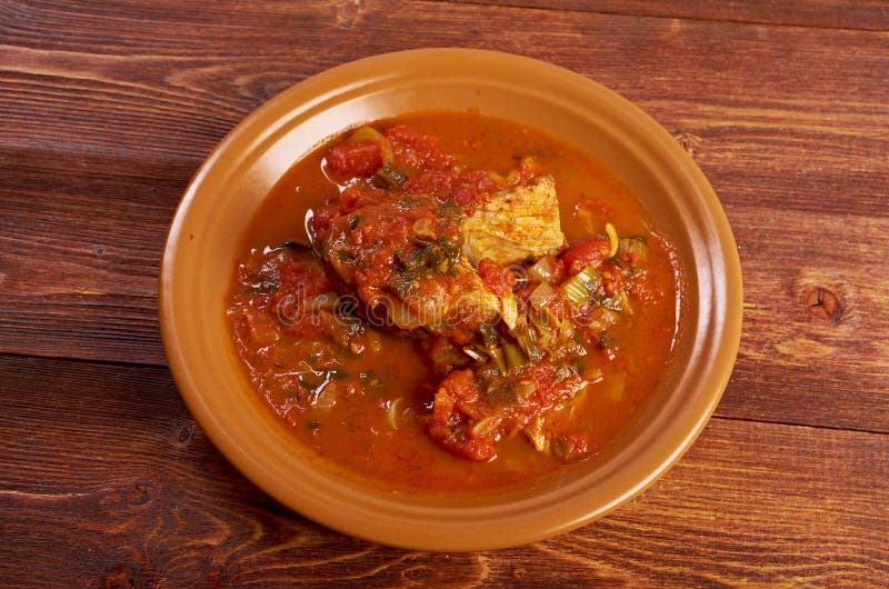 Hraime- Libyan Prepared Fish Stock Photo - Image of color, freshwater ...