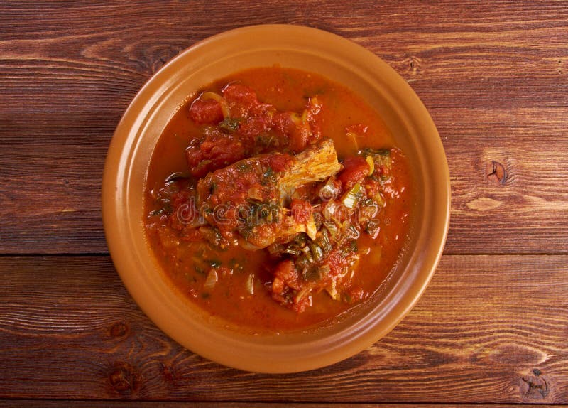 Hraime- Libyan Prepared Fish Stock Image - Image of tomato ...