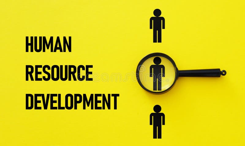 HRD Human Resource Development is Shown Using the Text Stock Image ...