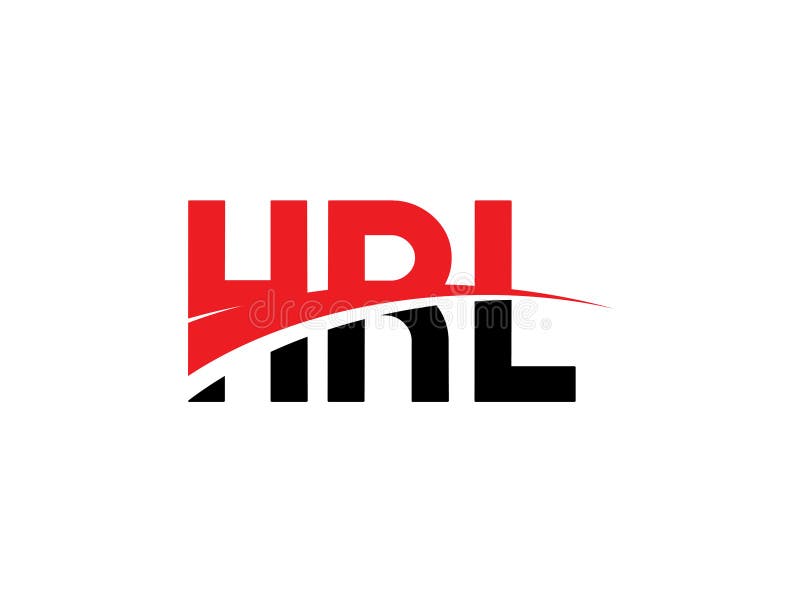 HRL Letter Initial Logo Design Vector Illustration Stock Vector ...
