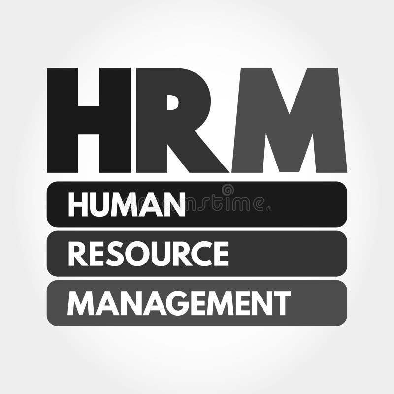 HRM - Human Resource Management Acronym, Business Concept Background ...