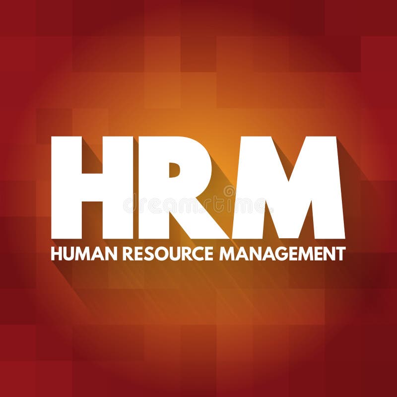 HRM - Human Resource Management Acronym, Business Concept Background ...