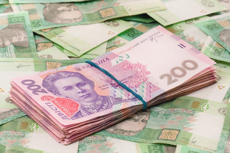 Hryvna ucraniano imagen de archivo. Imagen de pila, capital - 31160687