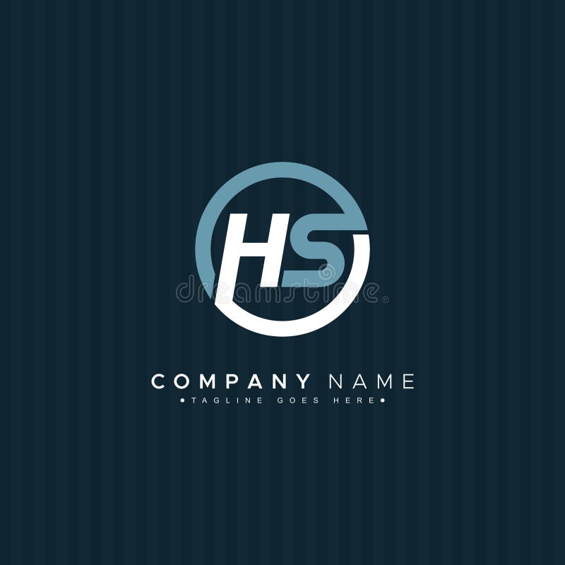 HS Minimal Vector Logo - Simple Business Logo for Monogram H and S ...