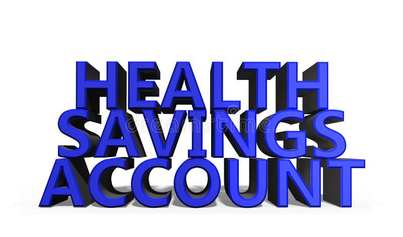 HSA 3D on white stock illustration. Illustration of text - 116747832