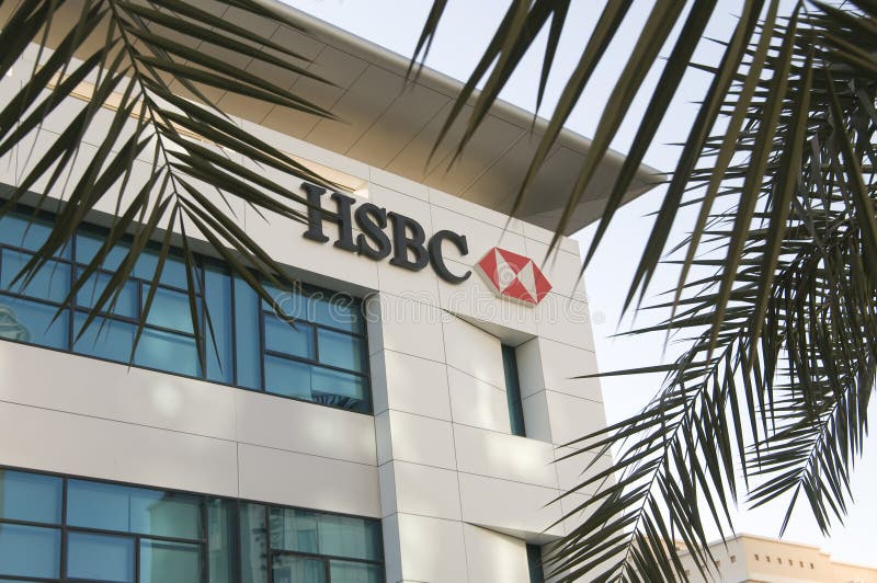 HSBC Bank editorial photography. Image of commerce, emirates - 18075067