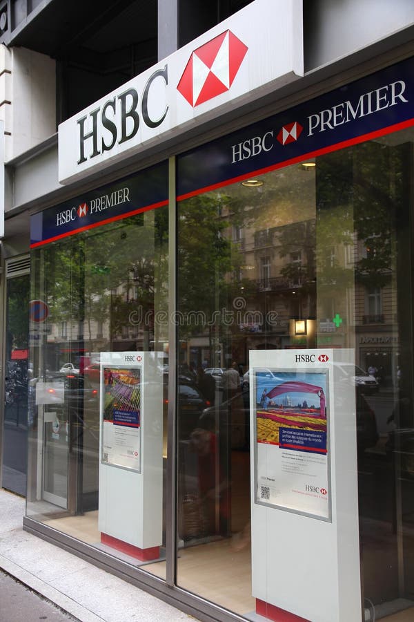 HSBC sign editorial image. Image of office, name, brand - 21080225