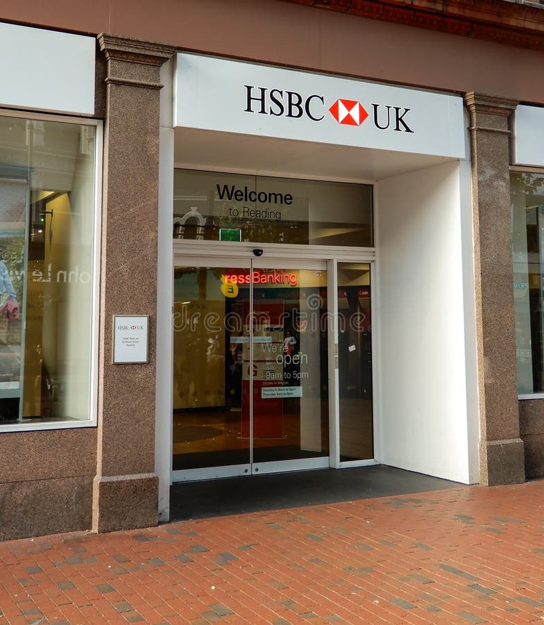 HSBC Bank Store Front editorial stock image. Image of store - 121002004