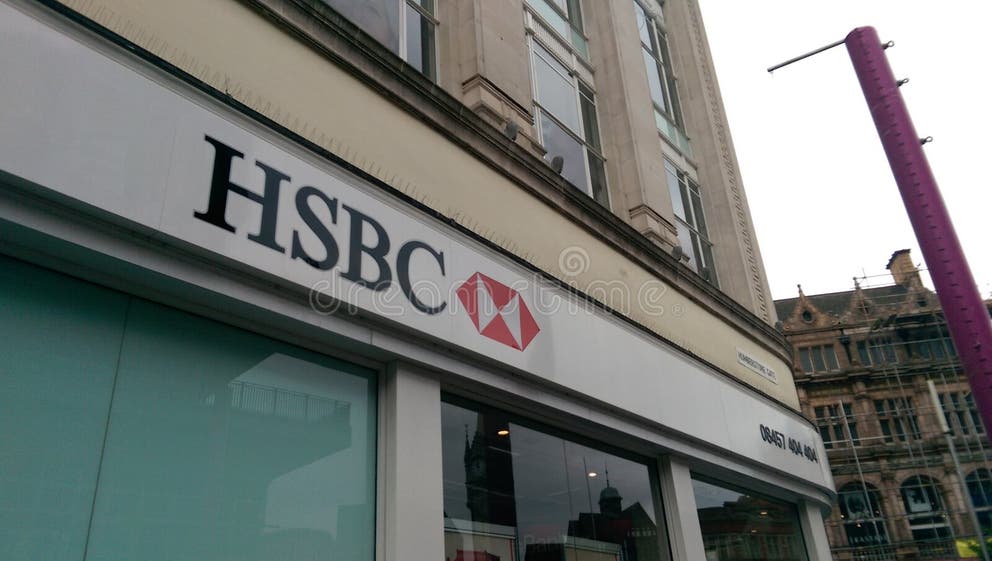 HSBC logo editorial stock image. Image of coin, card - 43183919