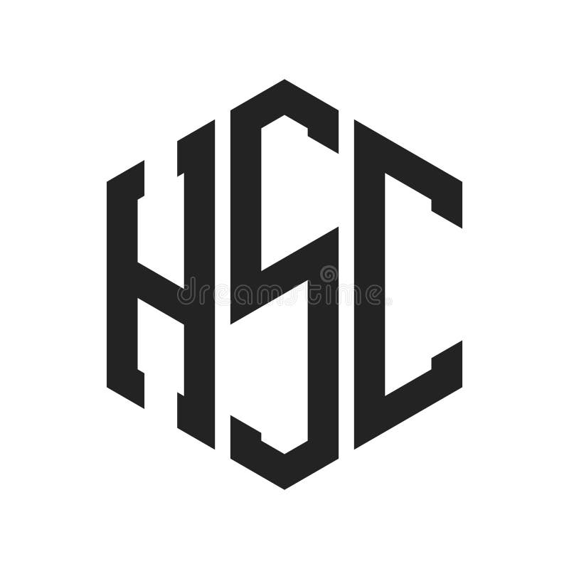 HSC Logo Design. Initial Letter HSC Monogram Logo Using Hexagon Shape ...