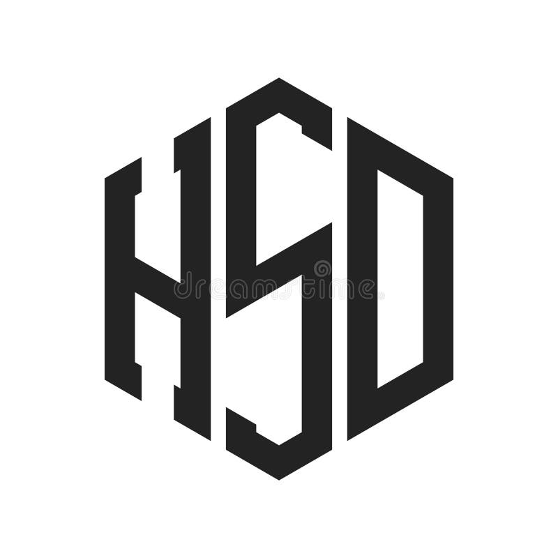 HSD Logo Design. Initial Letter HSD Monogram Logo Using Hexagon Shape ...