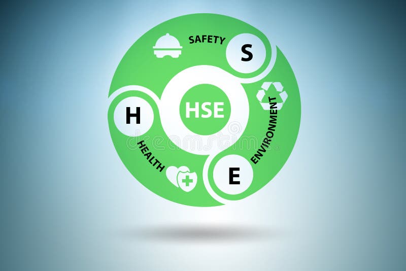 HSE Concept for Health Safety Environment Stock Illustration ...