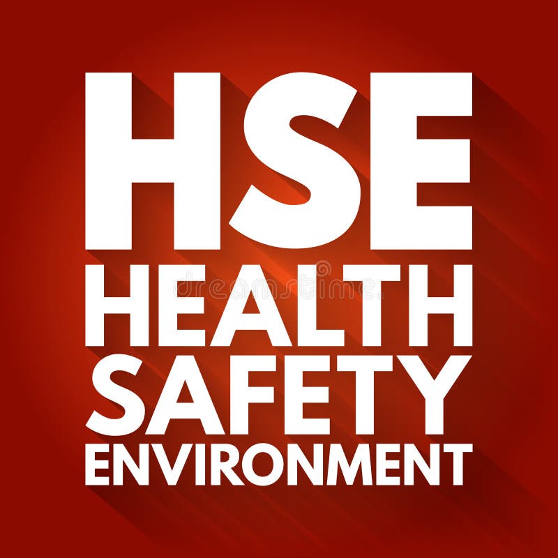 HSE - Health Safety Environment Acronym, Concept Background Stock ...