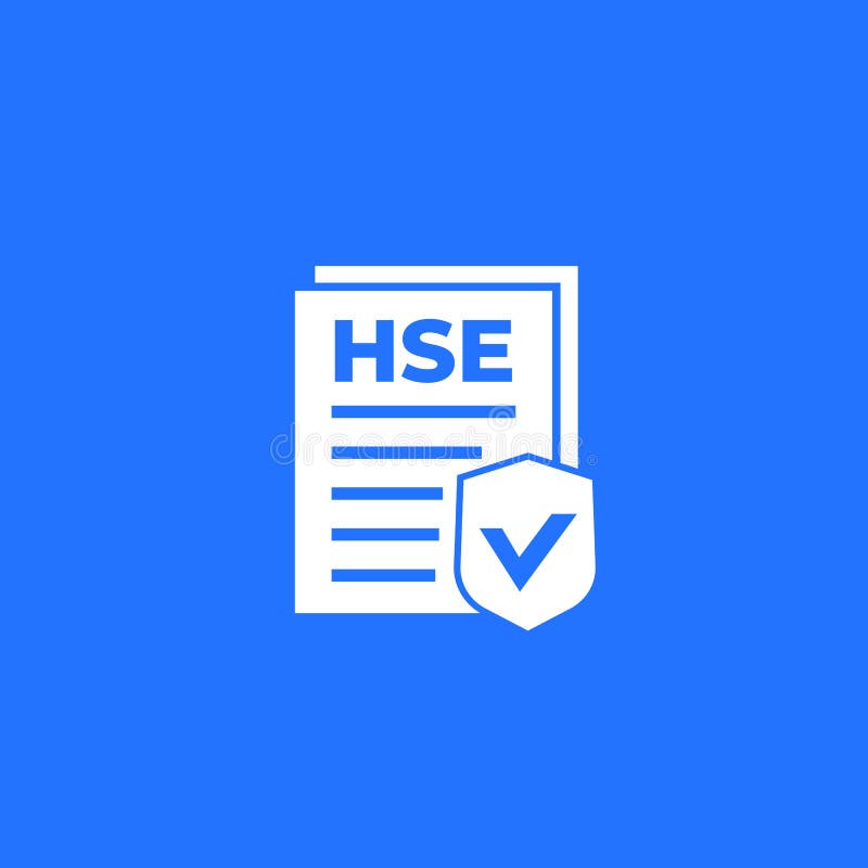 HSE Icon, Health, Safety and Environment Stock Vector - Illustration of ...