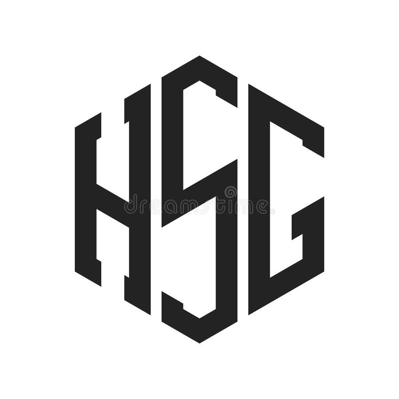 HSG Logo Design. Initial Letter HSG Monogram Logo Using Hexagon Shape ...