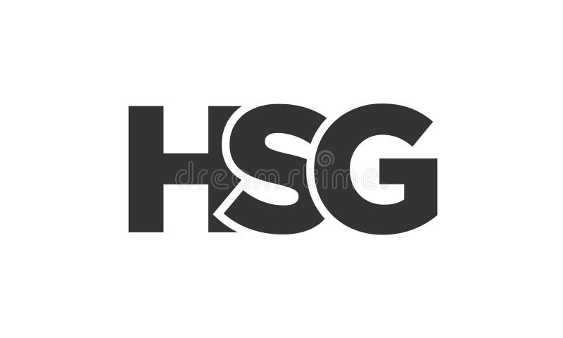 HSG Logo Design Template with Strong and Modern Bold Text. Initial ...