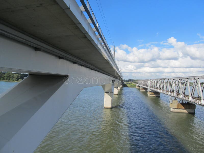 HSL bridge brug Moerdijk stock photo. Image of nederland - 106354428