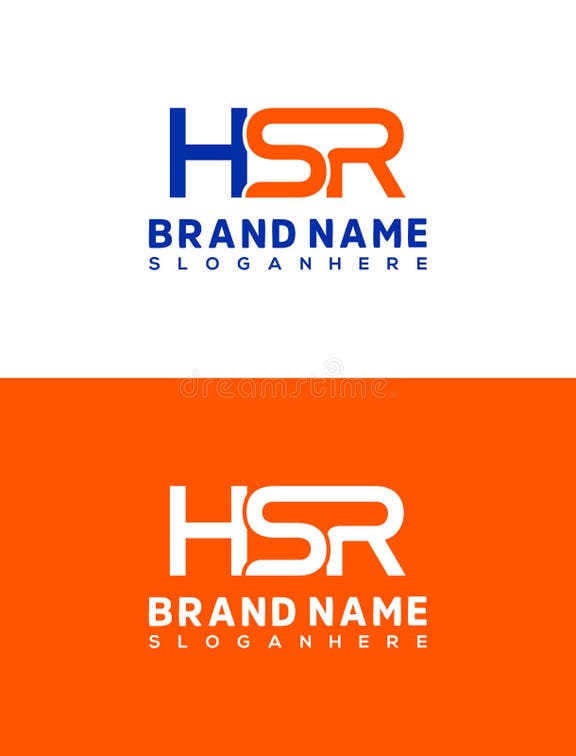 HSR Logo Design Template, Initial HSR Linked Logo Stock Vector ...