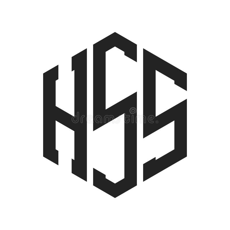 HSS Logo Design. Initial Letter HSS Monogram Logo Using Hexagon Shape ...