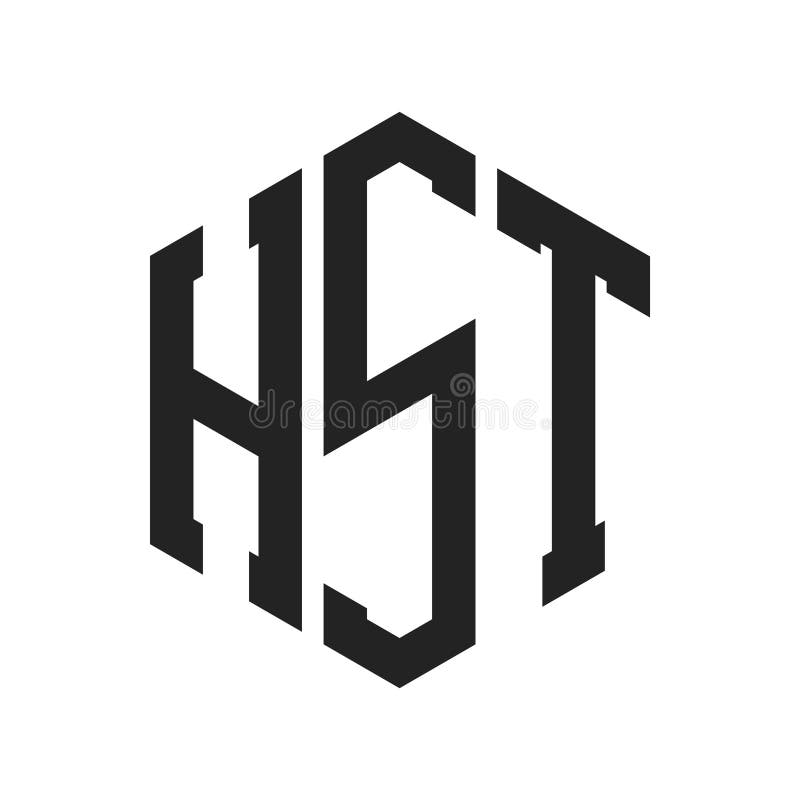 HST Logo Design. Initial Letter HST Monogram Logo Using Hexagon Shape ...