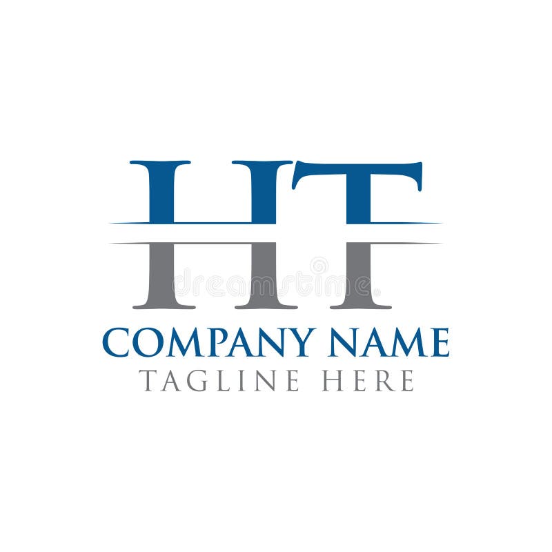 HT Letter Type Logo Design Vector Template. Abstract Letter HT Logo ...