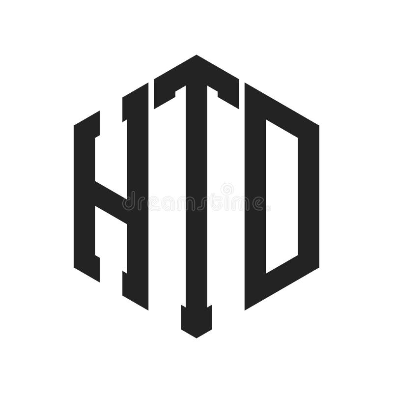 HTD Logo Design. Initial Letter HTD Monogram Logo Using Hexagon Shape ...