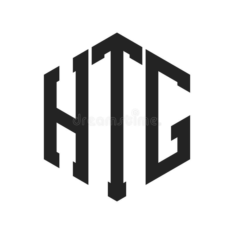 HTG Logo Design. Initial Letter HTG Monogram Logo Using Hexagon Shape ...