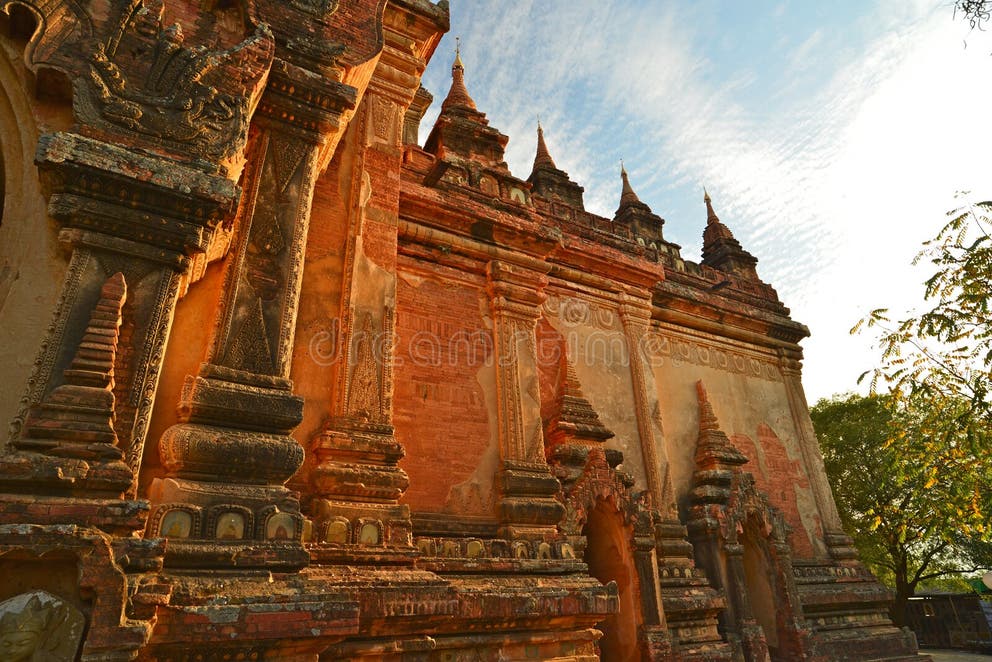 Htilo Minlo Temple.Bagan stock image. Image of wall, buildings - 30114673