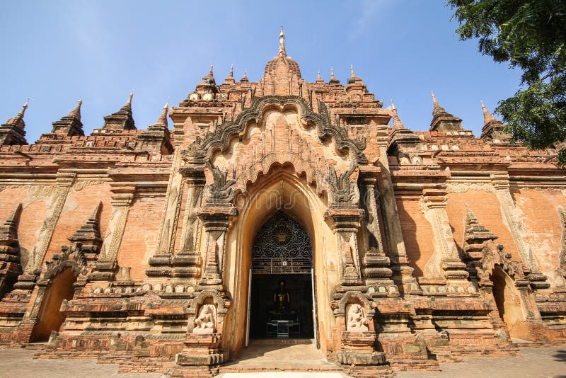Htilo Minlo Temple, Bagan, Myanmar Stock Image - Image of spirituality ...