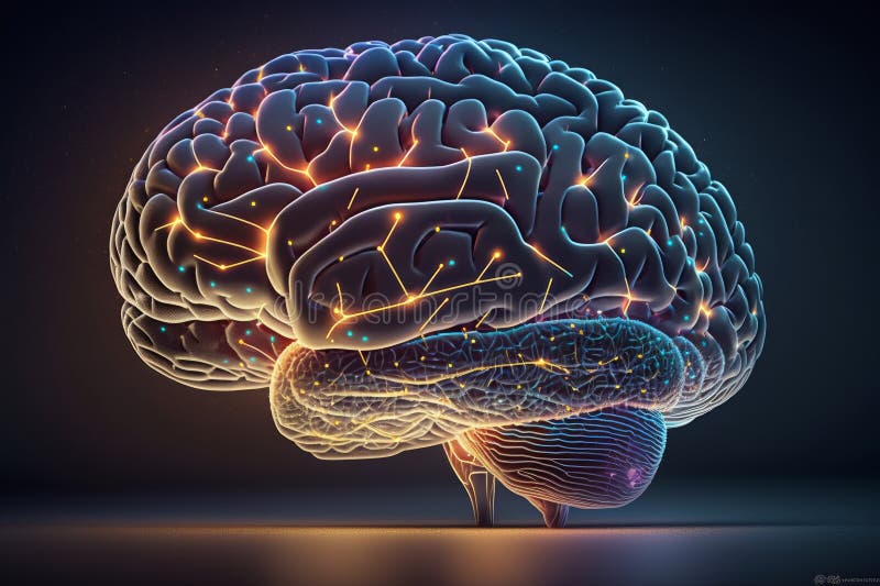 HtingGlowing Brain Illustration: 3D Cartoon with Unreal Engine and VR ...