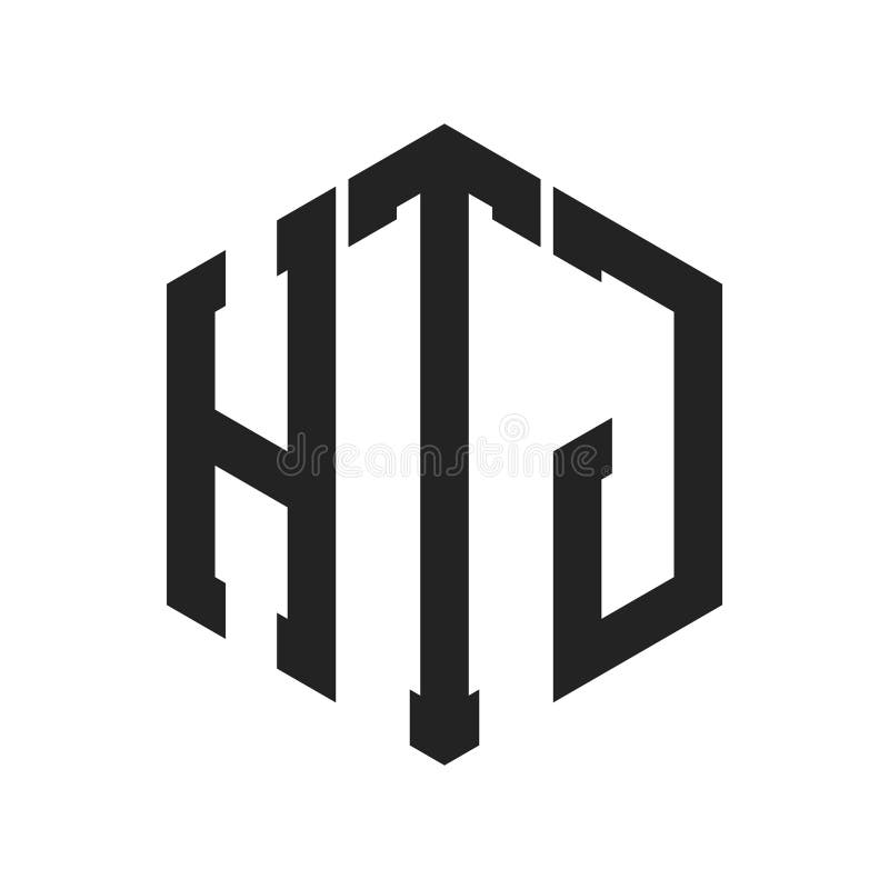 HTJ Logo Design. Initial Letter HTJ Monogram Logo Using Hexagon Shape ...
