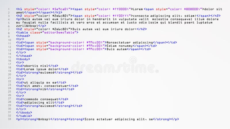 Html Abstract Code Vector Colorful Tags In Browser View Source Code Abstract Computer Script