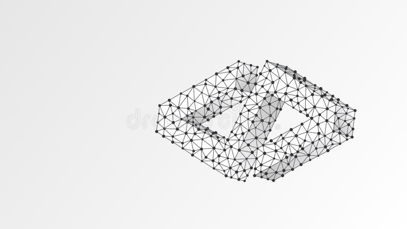 Html Code Bracket Model Coding Technology Software Programming Concept Stock Vector
