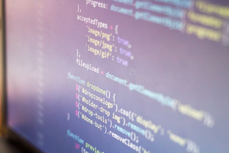 Html Code Computer Programming Source Code Abstract Screen Of Web Developer Digital