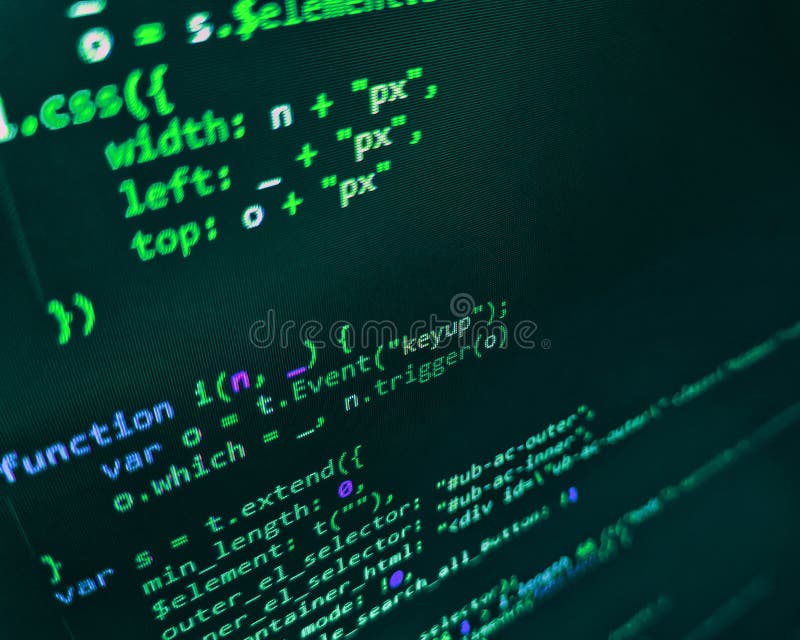 HTML Code on Lcd Screen. Closeup of Web Code on Computer LED Screen ... HTML Code on Lcd Screen. Closeup of Web Code on Computer LED Screen ...