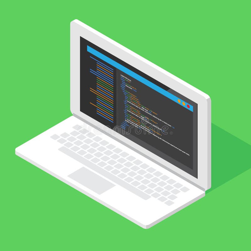 HTML Code Website. Laptop Coding, Programming Concept Stock Vector ... HTML Code Website. Laptop Coding, Programming Concept Stock Vector ...