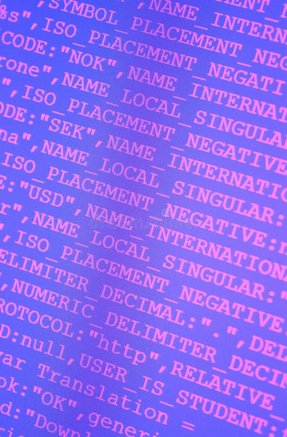 Hyper Text Markup Language - Html Stock Image - Image of information ...